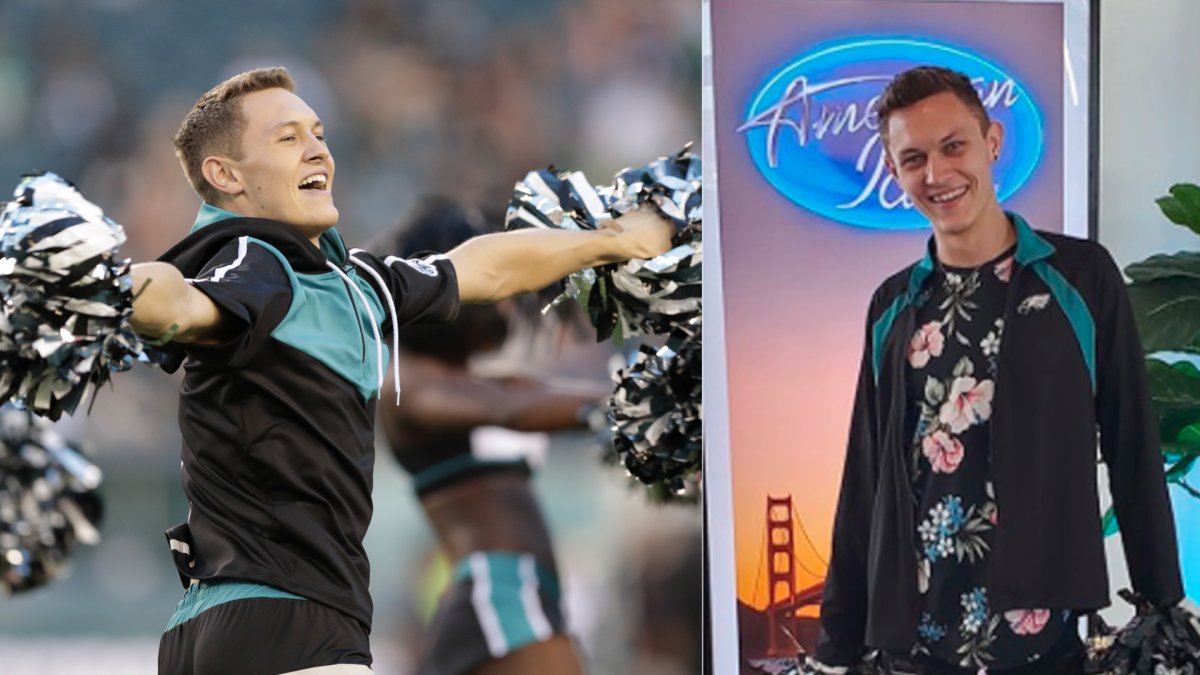 Watch Eagles cheerleader Kyle Tanguay crush his American Idol audition ...