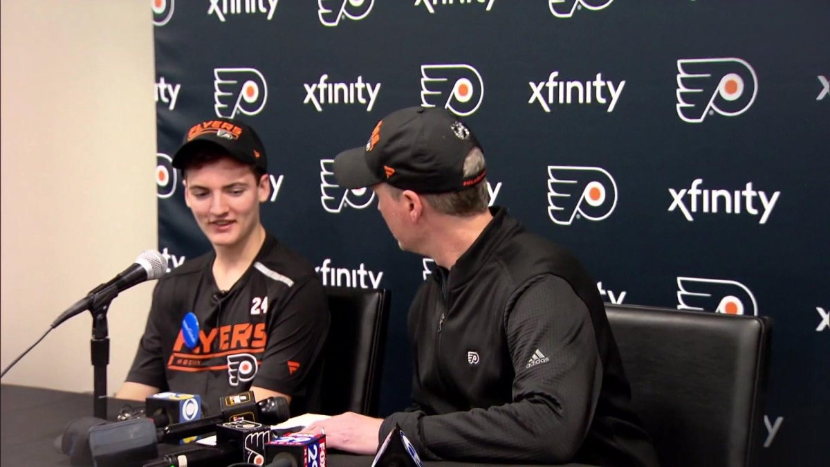 Flyers give 15-year-old fan a contract, and then the day of his life ...