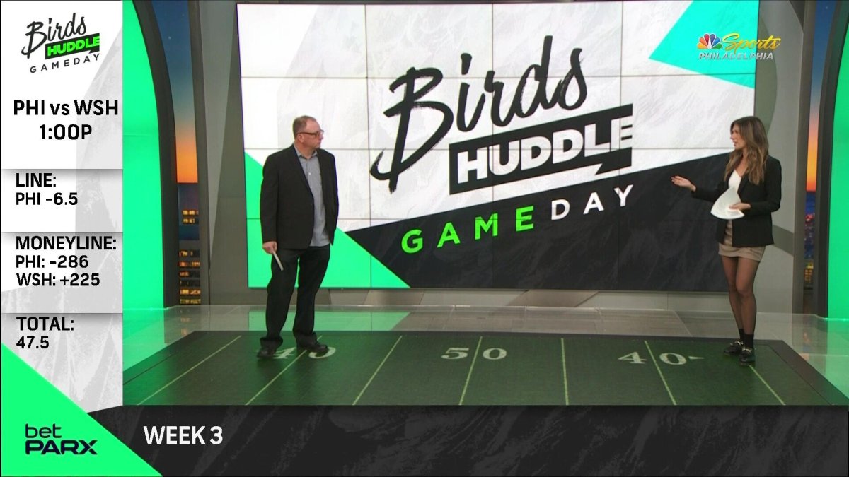 Birds Huddle: Looking at the Eagles-Commanders betting line – NBC ...
