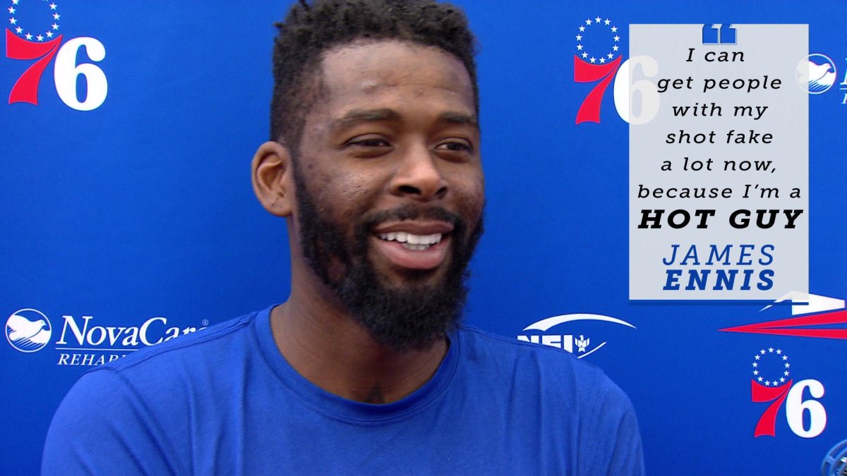 ‘Hot guy’ James Ennis oozing confidence for Sixers – NBC Sports ...