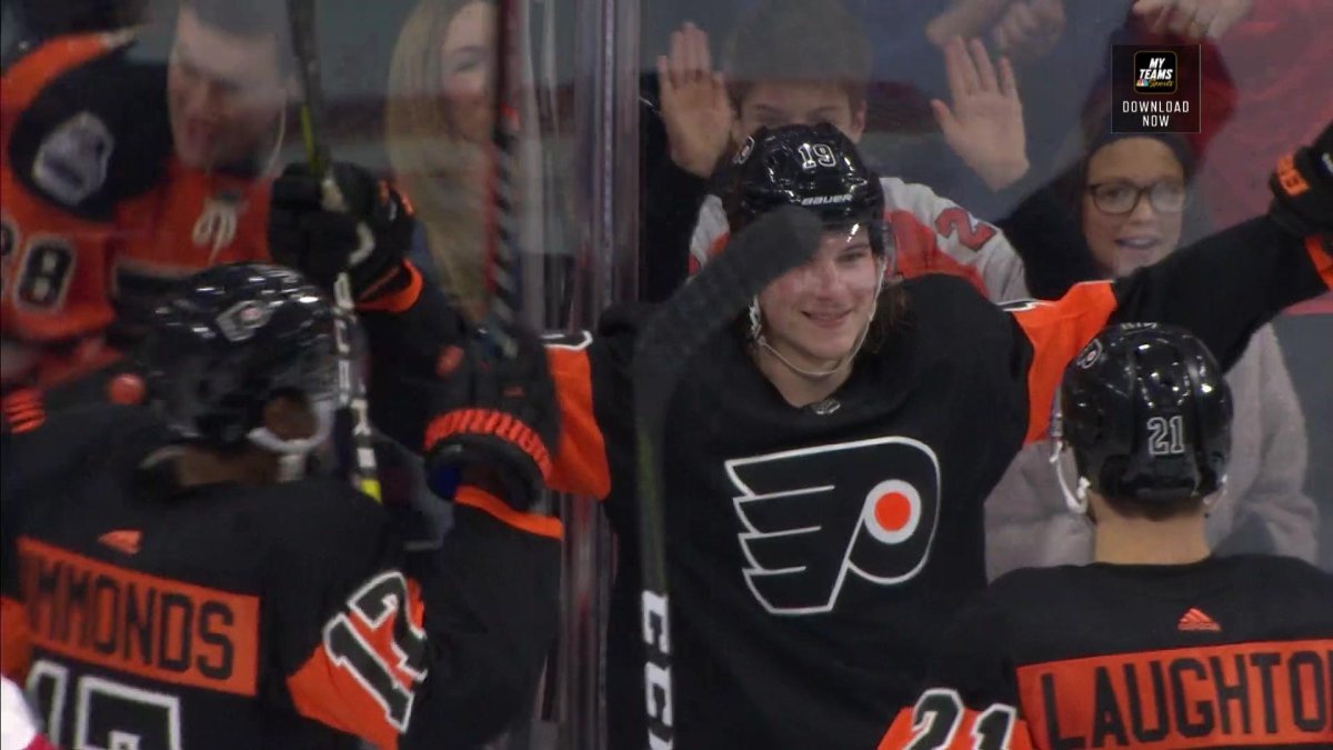 Flyers score two quick goals to start the third period vs. Red Wings ...
