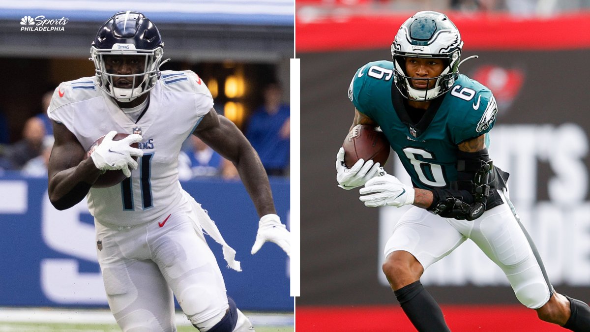 How Eagles wide receivers DeVonta Smith and A.J. Brown can help each ...