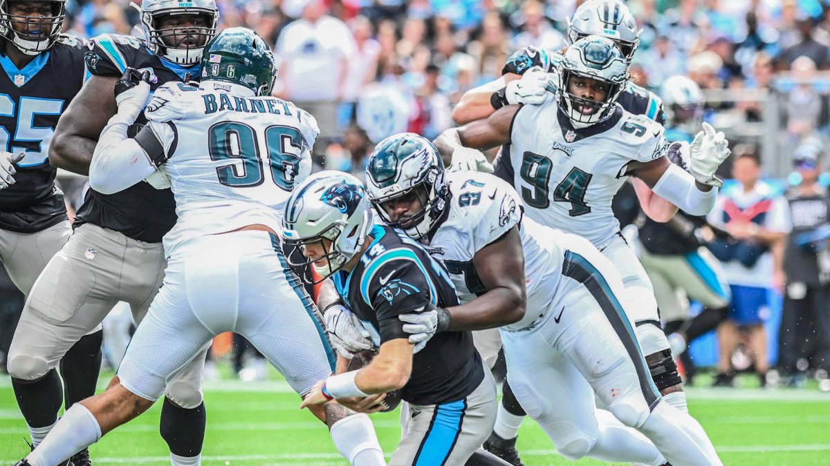 Eagles’ defensive line finally lives up to its reputation – NBC Sports ...