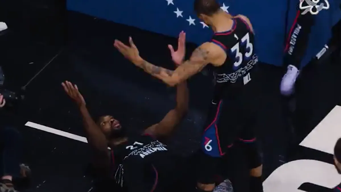 NBA playoffs: Joel Embiid’s incredible celebration goes viral – NBC ...