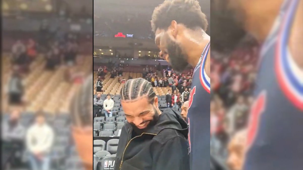 Sixers’ Joel Embiid gets trolling revenge on Drake after Game 3 – NBC ...