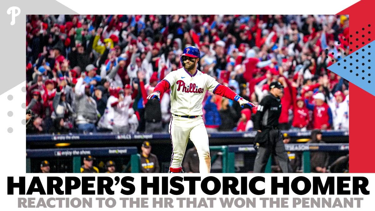 ‘SWING OF HIS LIFE’ — Bryce Harper, teammates react to historic home ...