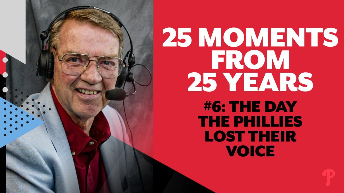 25 MOMENTS, 25 YEARS: #6 The day the Phillies lost their voice, Harry ...