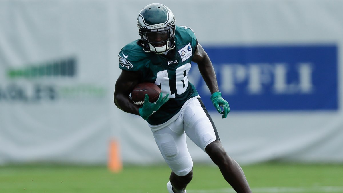Report: Eagles’ Jalen Reagor failed conditioning test at training camp ...