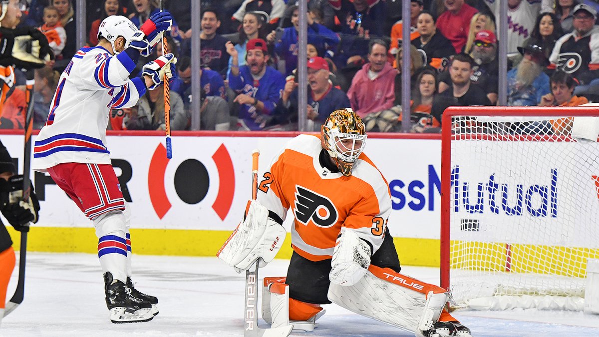 Flyers vs. Rangers: 7 rookies play in 40th regulation loss – NBC Sports ...