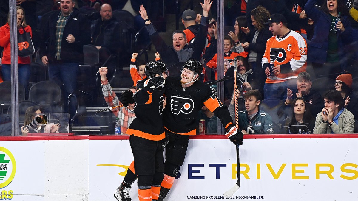 Flyers vs. Sabres: Owen Tippett’s hat trick leads lopsided win over ...