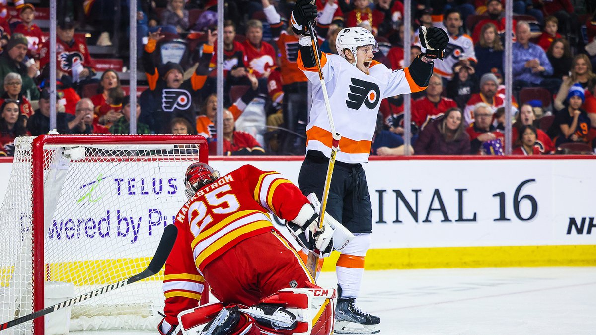 Flyers vs. Flames: Samuel Ersson helps snap skid; Travis Sanheim ...