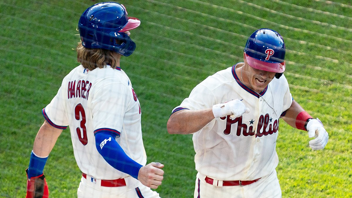 J.T. Realmuto, Bryce Harper, Aaron Nola finalists for 2020 All-MLB team – NBC Sports Philadelphia