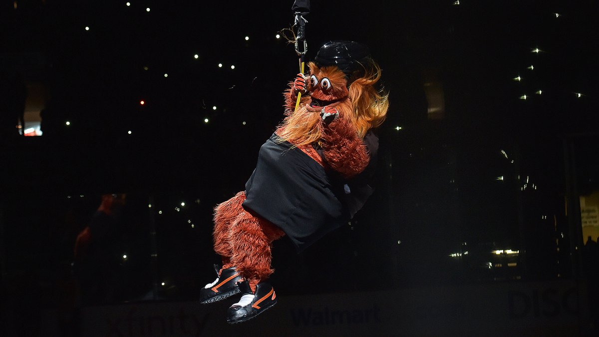 Flyers mascot Gritty has one birthday wish — Flyers fans, don’t let the ...