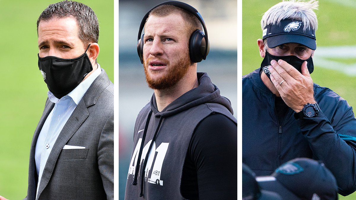 Who gets fired first? Howie Roseman, Carson Wentz or Doug Pederson ...