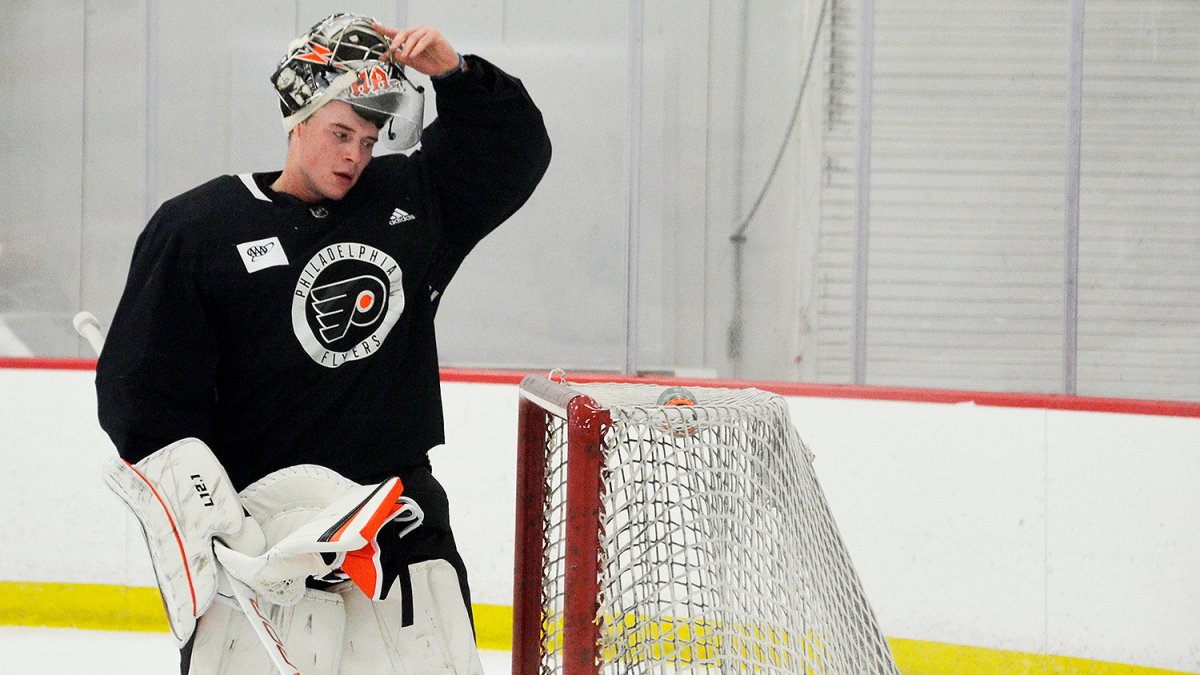 Flyers’ Carter Hart goes through ‘hard-paced’ test, feels ‘on track ...