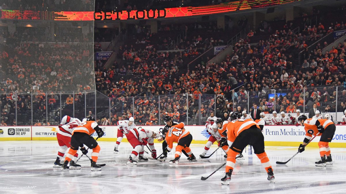 Wells Fargo Center ice gets fresh paint before start of Flyers season ...