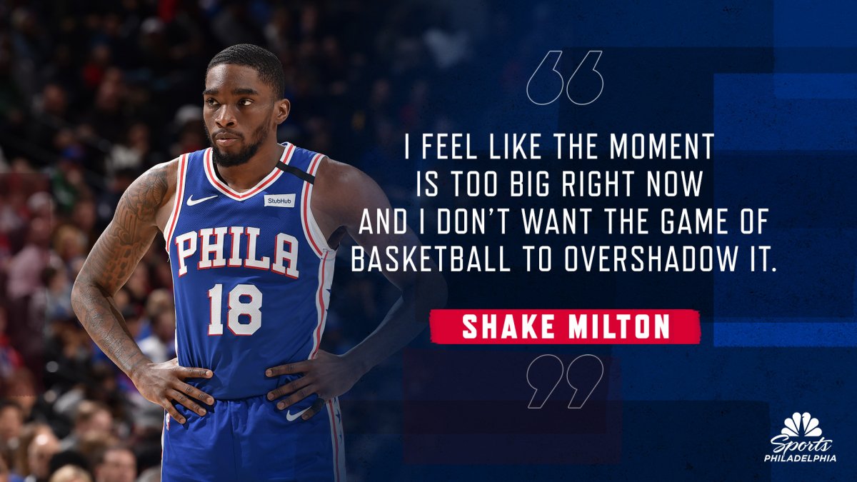 Shake Milton on NBA return: ‘I don’t really think we should be playing ...