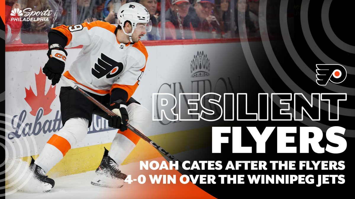 Noah Cates: Flyers have been ‘resilient’ all year – NBC Sports Philadelphia