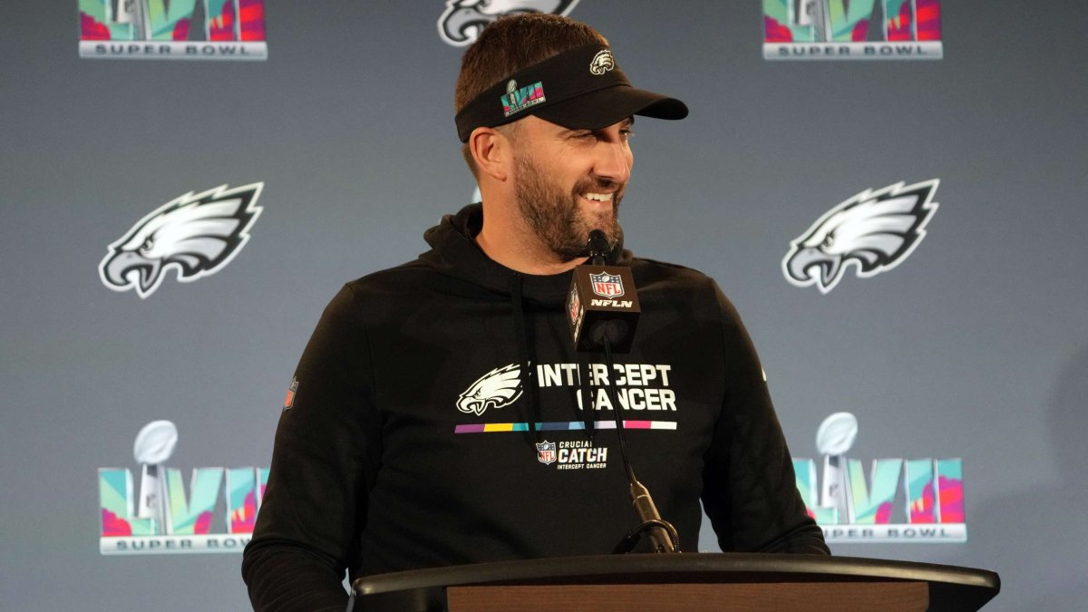 Two years later, Eagles’ Nick Sirianni has even mastered his press ...