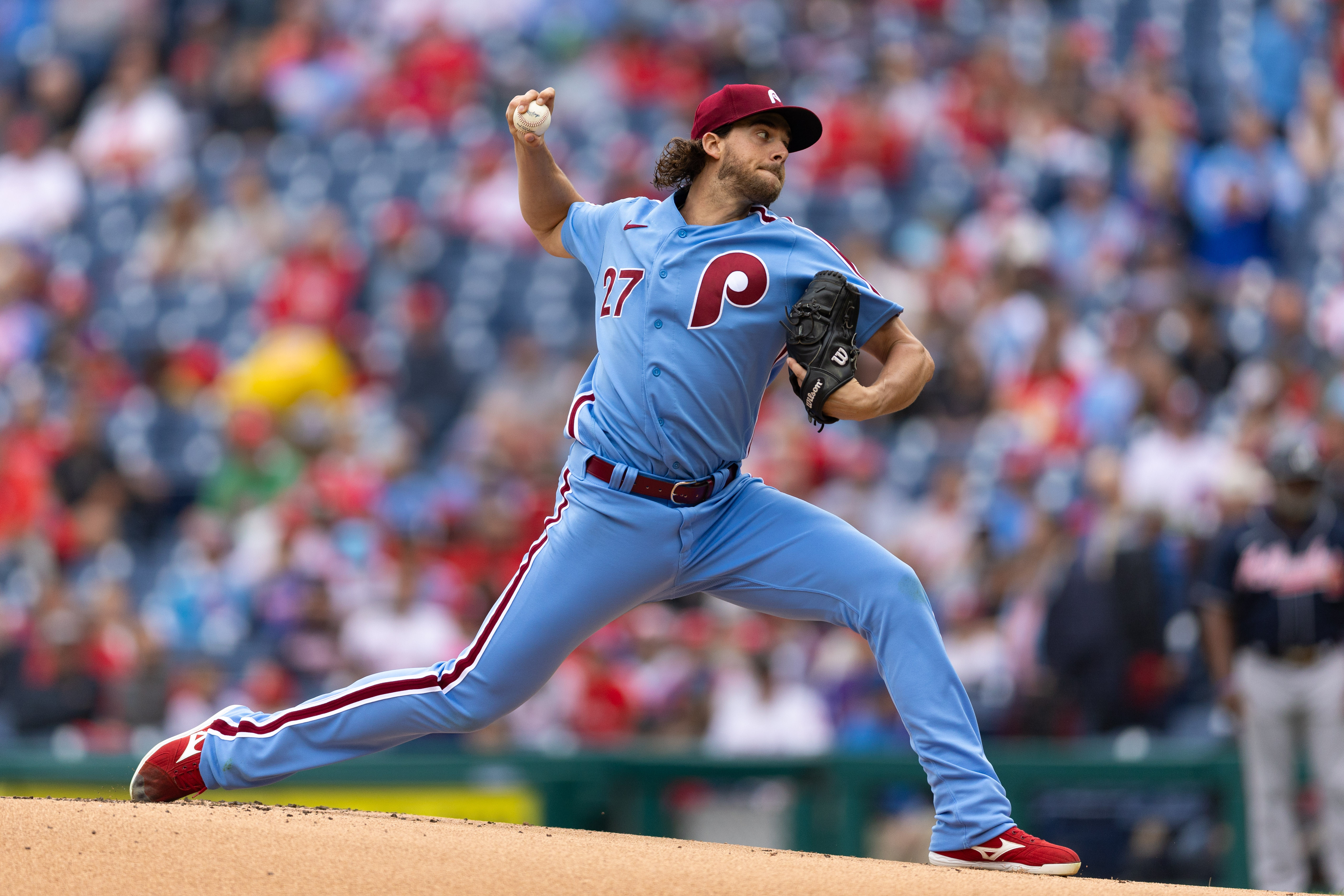 Randy Wolf reflects on home run record shortly after Aaron Nola avoids ...