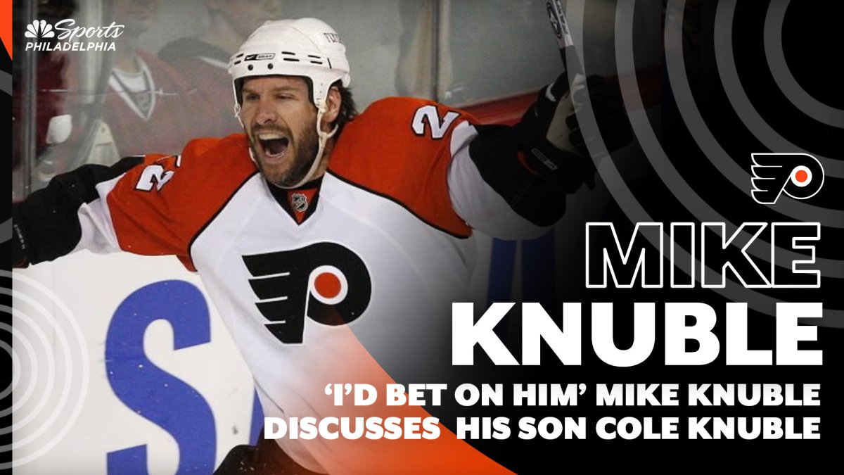 Mike Knuble talks excitement of son Cole Knuble being drafted by Flyers ...