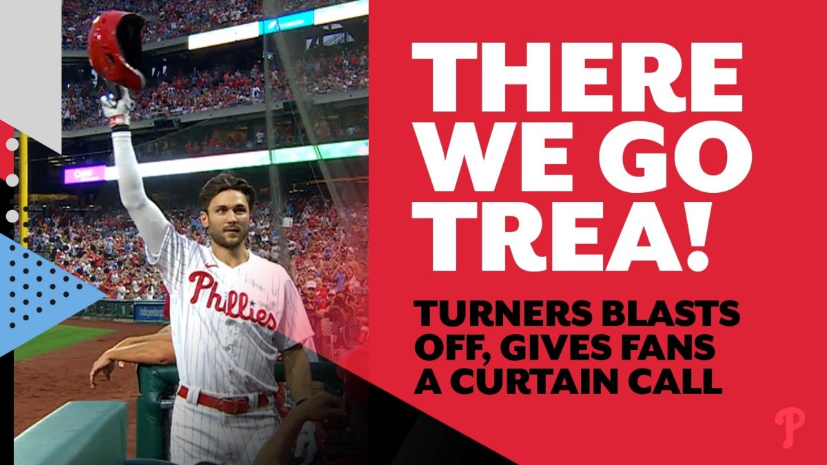 TREA! Turner rewards fans with a 3-run bomb, curtain call – NBC Sports ...