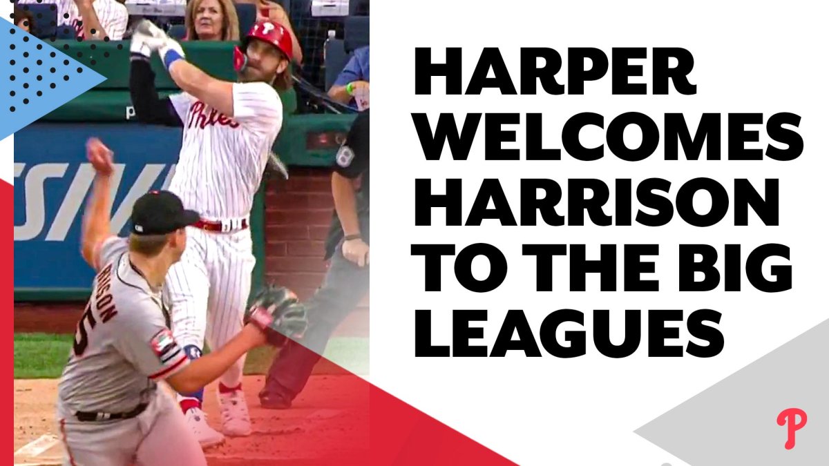 Bryce welcomes Kyle Harrison to the Bigs with a two-run homer in the ...