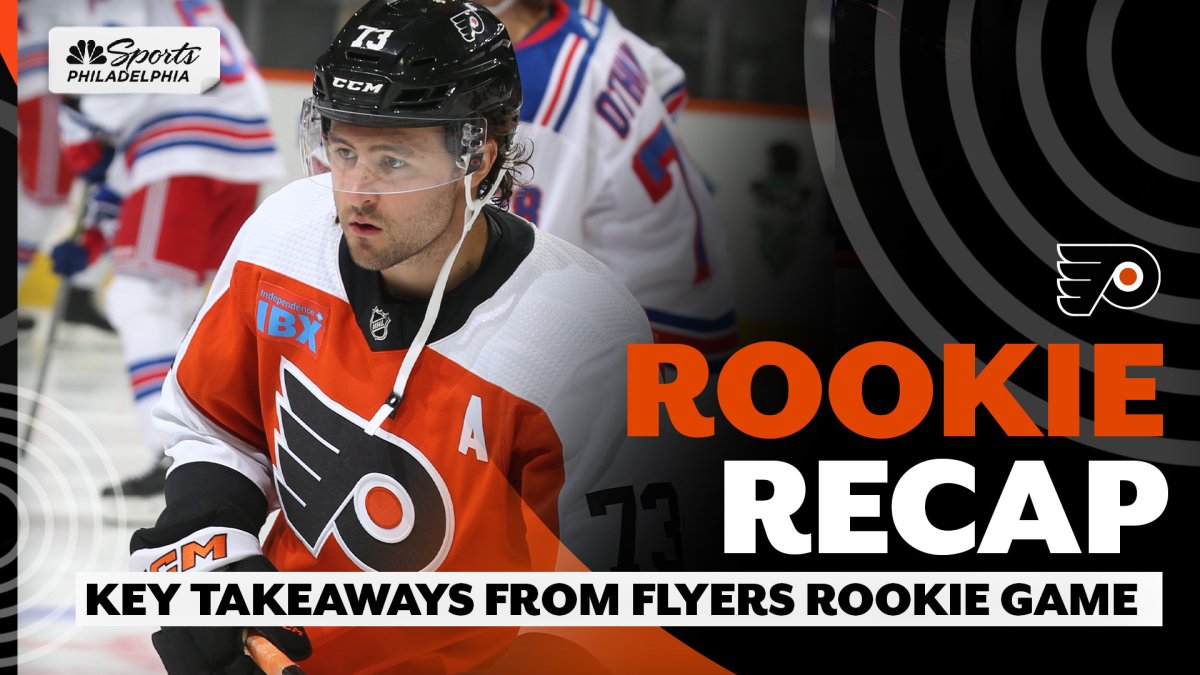 Key takeaways after Flyers take the ice in rookie game vs. Rangers ...
