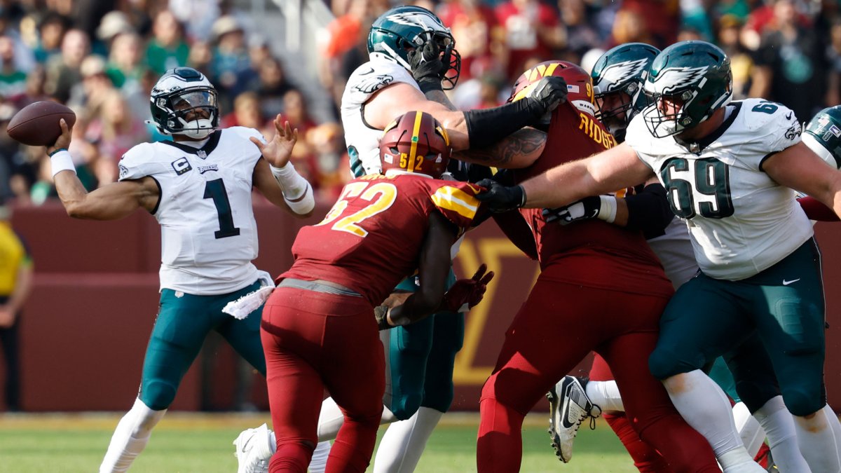 Week 8 Eagles grades by position after beating Commanders again – NBC ...