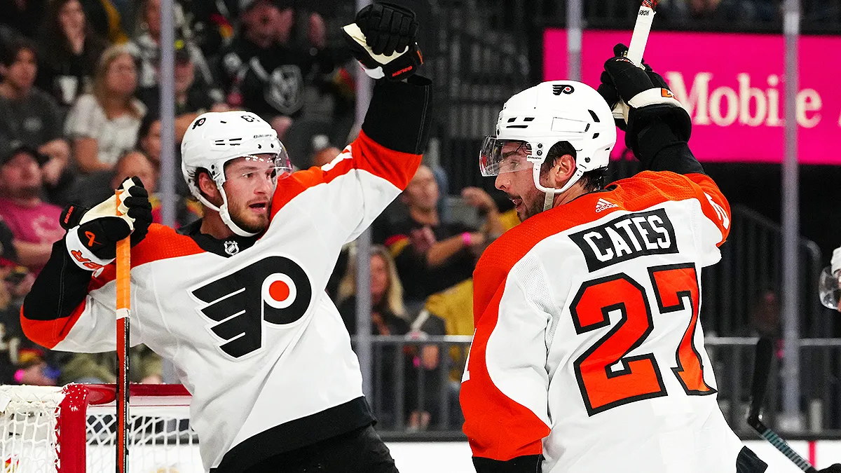 Flyers’ Noah Cates returns from broken foot injury – NBC Sports ...