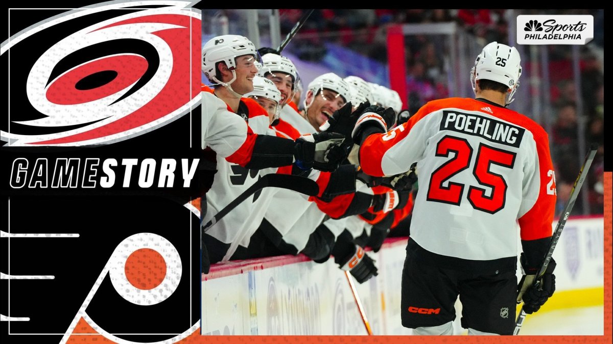 Flyers finish road trip with impressive 3-1 win over Hurricanes – NBC ...