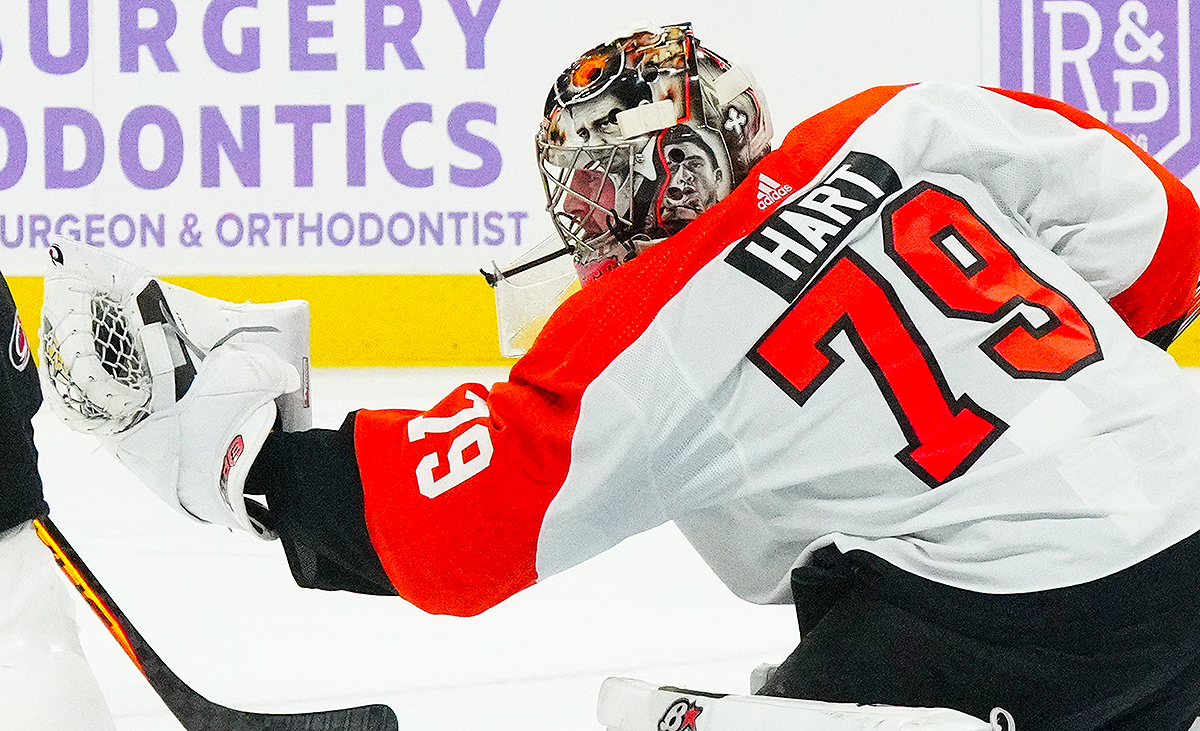 What Carter Hart can learn from Shayne Gostisbehere’s rookie season ...