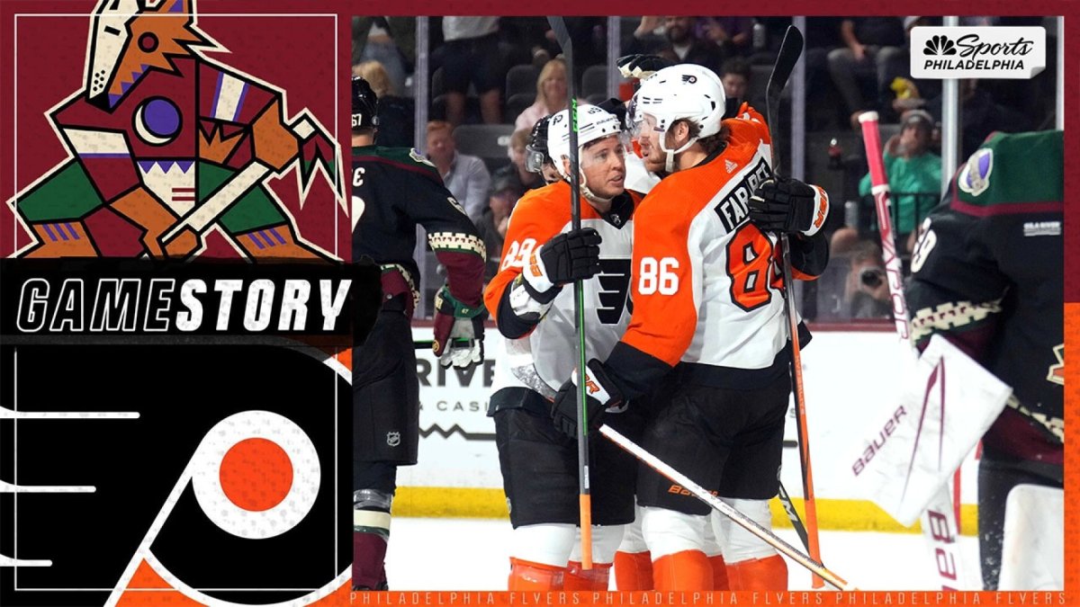 Flyers win 3rd straight in dominant road decision over Coyotes – NBC ...