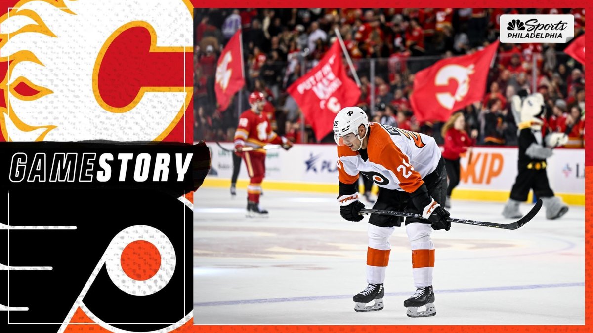 Flyers show no quit but fall in Calgary, 4-3, with rare sloppy effort ...