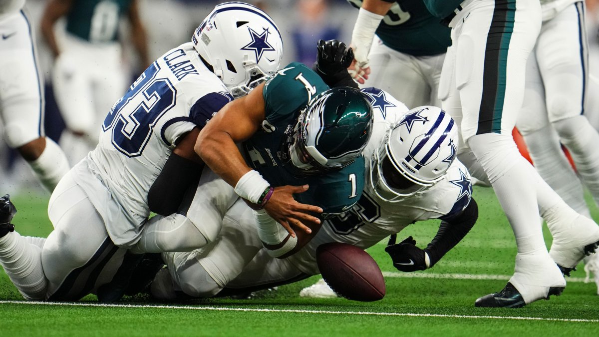 Can Eagles QB Jalen Hurts fix his fumbling problem? – NBC Sports Philadelphia