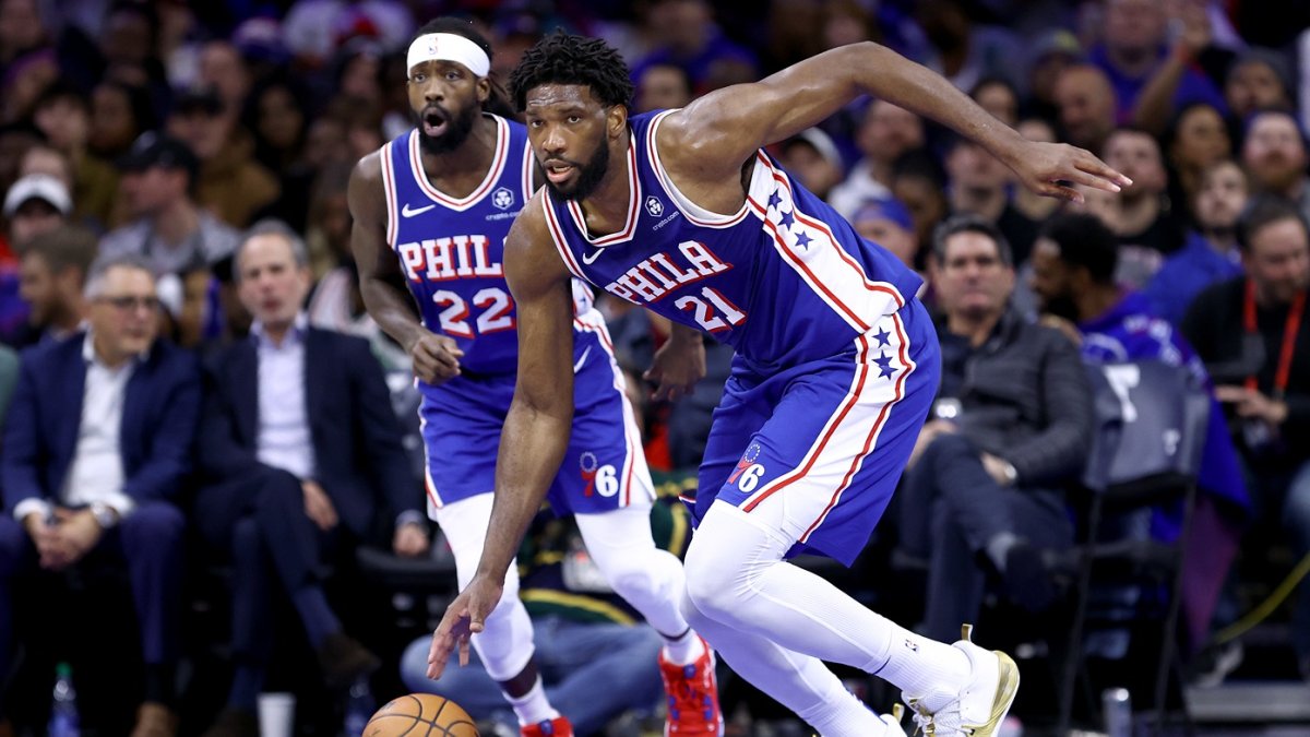 Joel Embiid’s open-floor passing audacity has stood out lately, on top of all the scoring – NBC ...