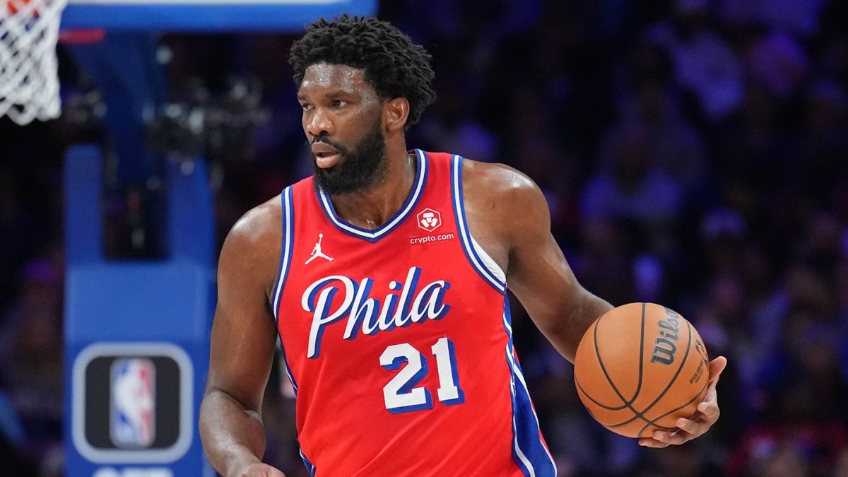 Sixers’ Joel Embiid back practicing, questionable to return; De’Anthony ...