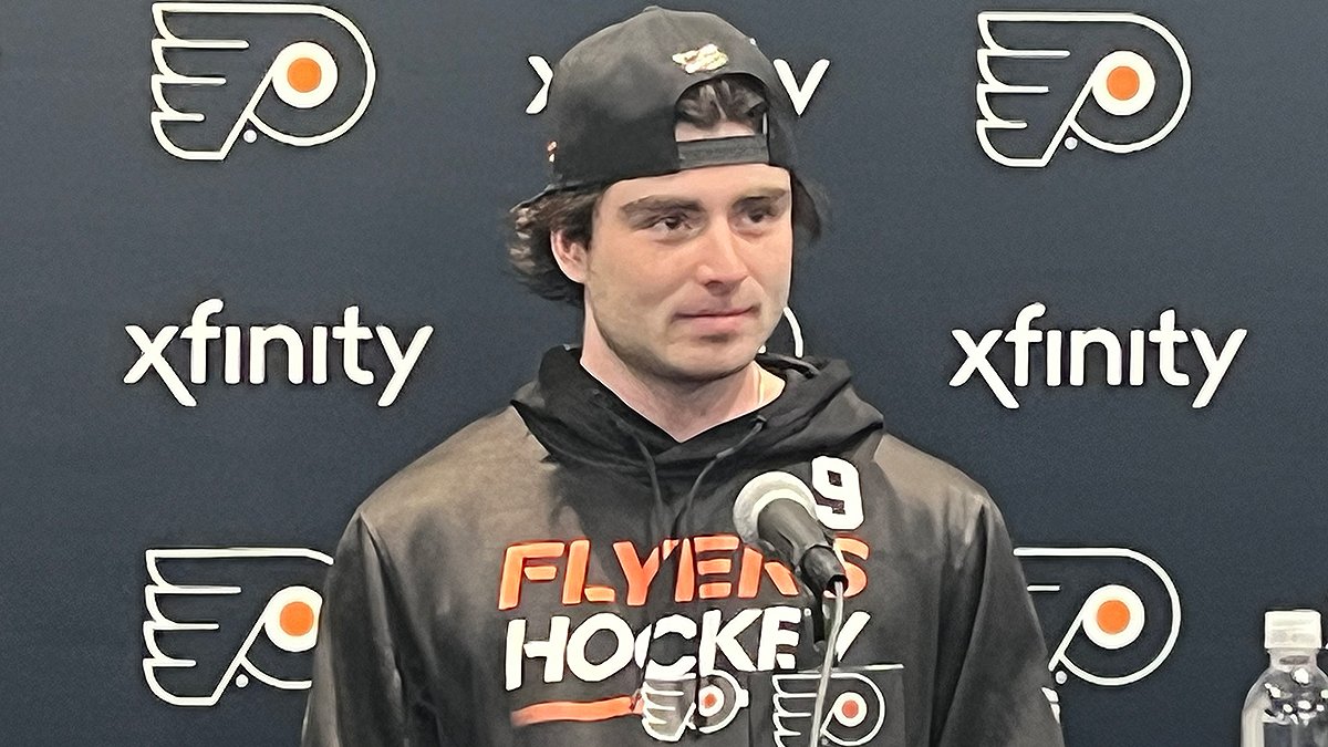 Flyers trade acquisition Jamie Drysdale just fine with all of the text ...