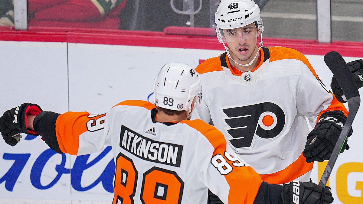 Cam Atkinson, Morgan Frost scratched as Flyers open homestand – NBC ...