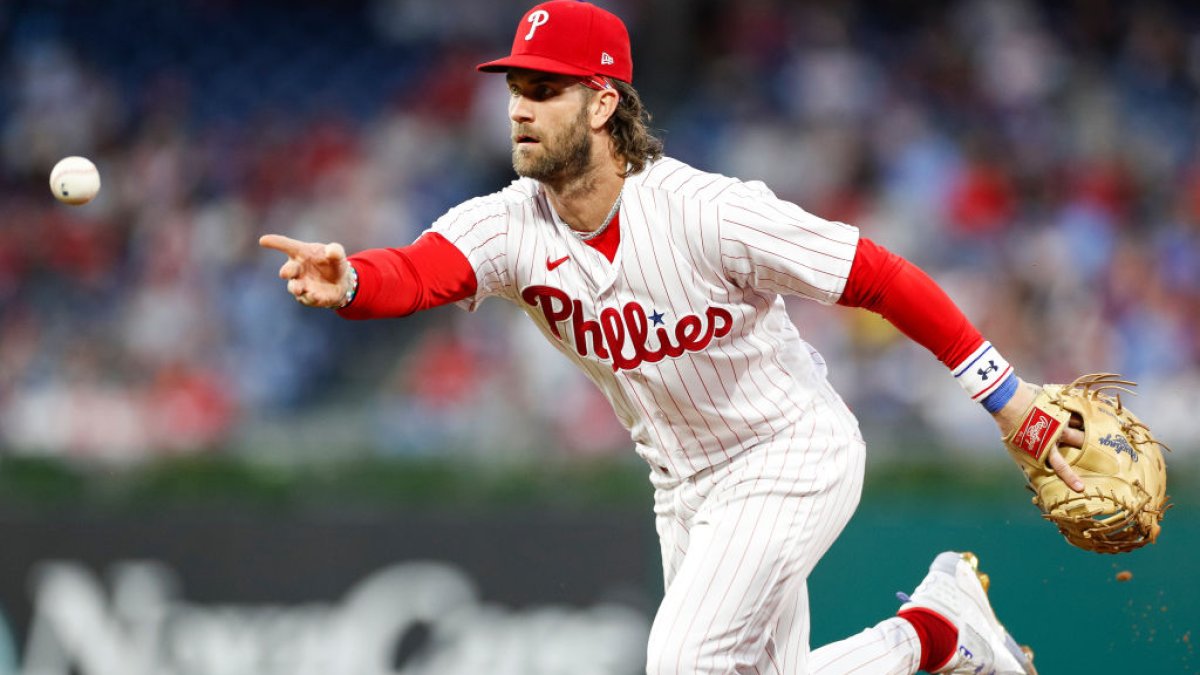 Bryce Harper shines defensively in Phillies spring training debut – NBC ...