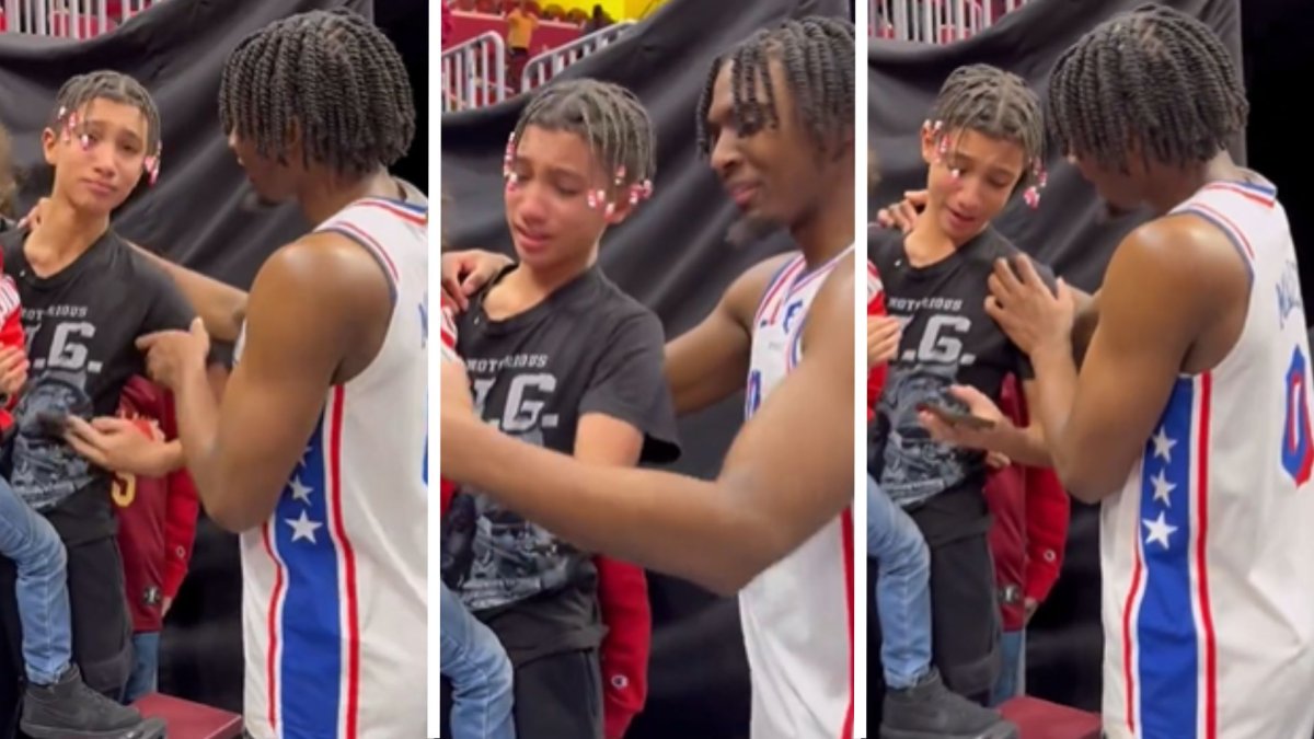 Watch: Importance of Tyrese Maxey on full display with wholesome fan ...
