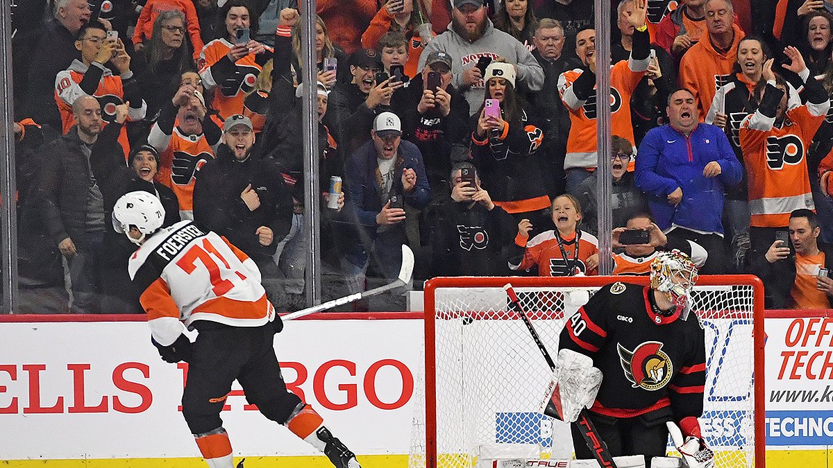 Flyers vs. Senators: Tyson Foerster’s flurry of goals sparks win over ...