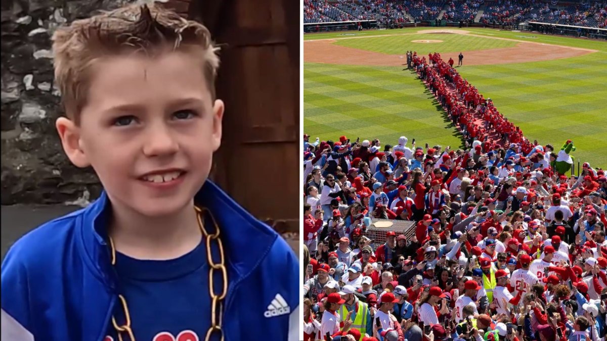 Young fan surprised with experience of a lifetime for Phillies Opening ...