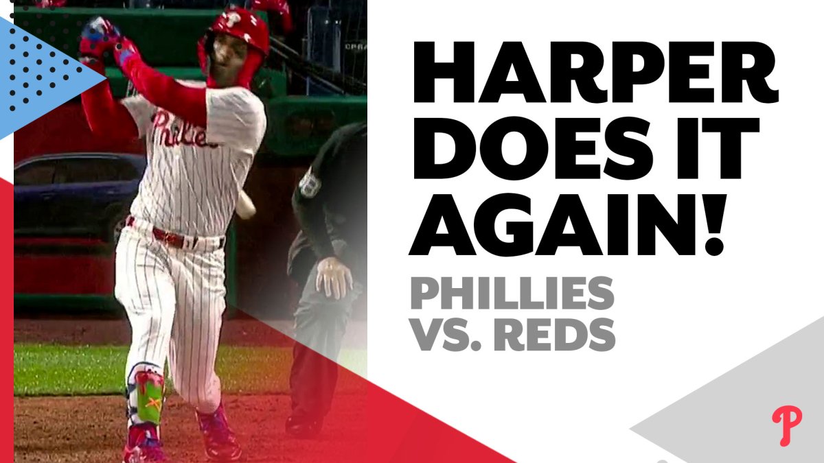 ANOTHER ONE! For the second time on Tuesday, Bryce Harper goes yard ...