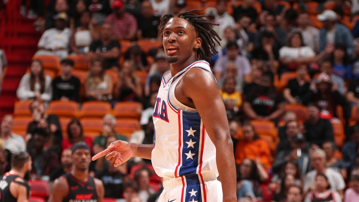 Tyrese Maxey’s sensational night leads Sixers to gritty win over Heat ...