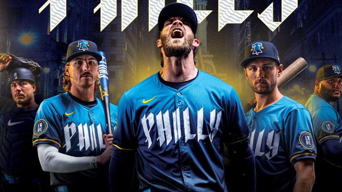 Phillies first MLB team in 2024 to unveil City Connect jersey – NBC ...