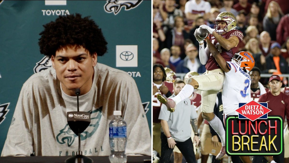 Eagles enormous rookie WR Johnny Wilson on using size to his advantage ... Eagles enormous rookie WR Johnny Wilson on using size to his advantage ...