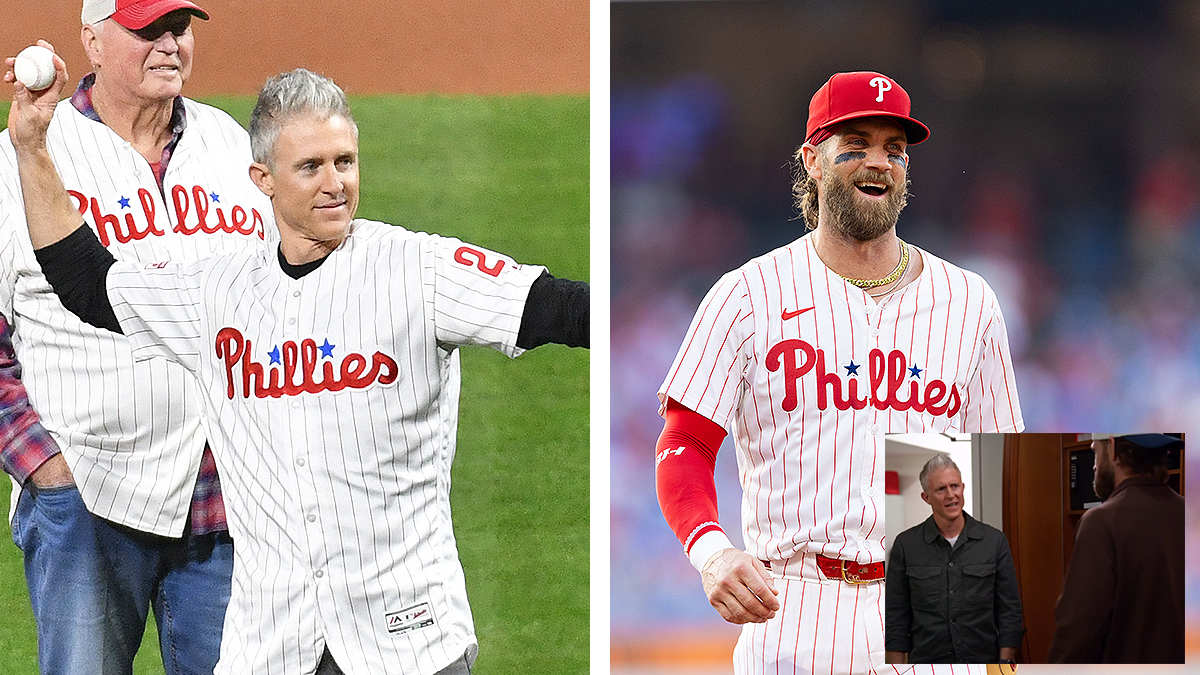Chase Utley, Bryce Harper star in Phillies vs. Mets London Series promo ...