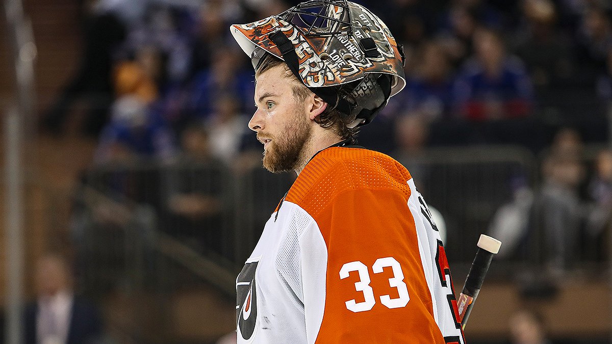 Flyers’ Samuel Ersson focused on a ‘key word’ as he prepares for No. 1 ...