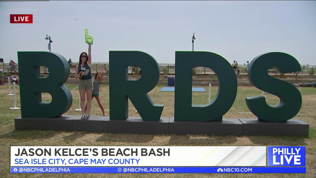 A sneak peek into Jason Kelce’s Beach Bash at Sea Isle City – NBC ...
